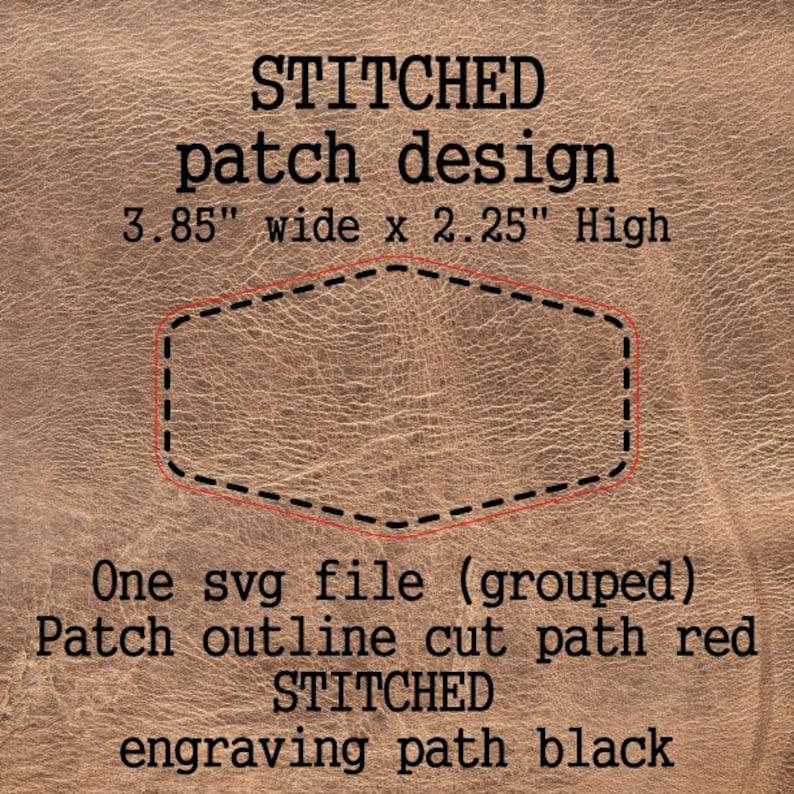 Stitched Hat Patch Design Bundle SVG File Download, Hat Patch Template ...