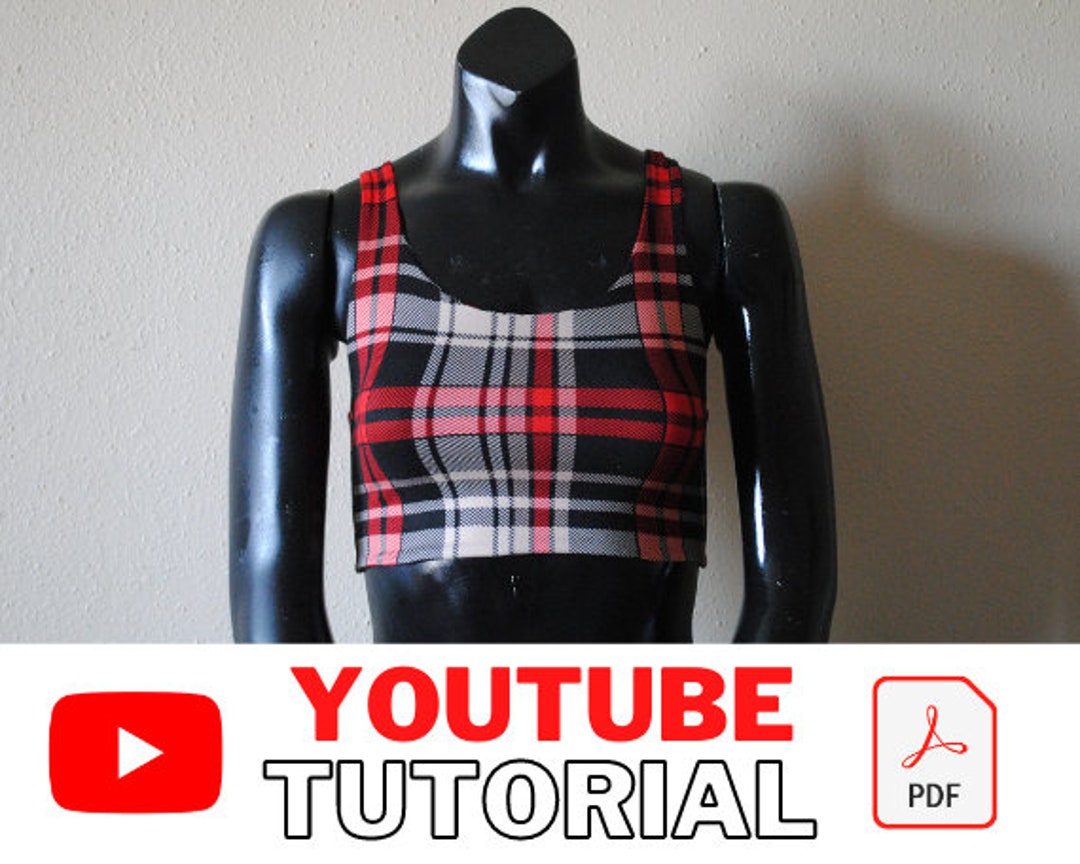 Crop Top PDF Pattern, Crop Top Sewing Pattern, DIY Sewing Pattern - Etsy