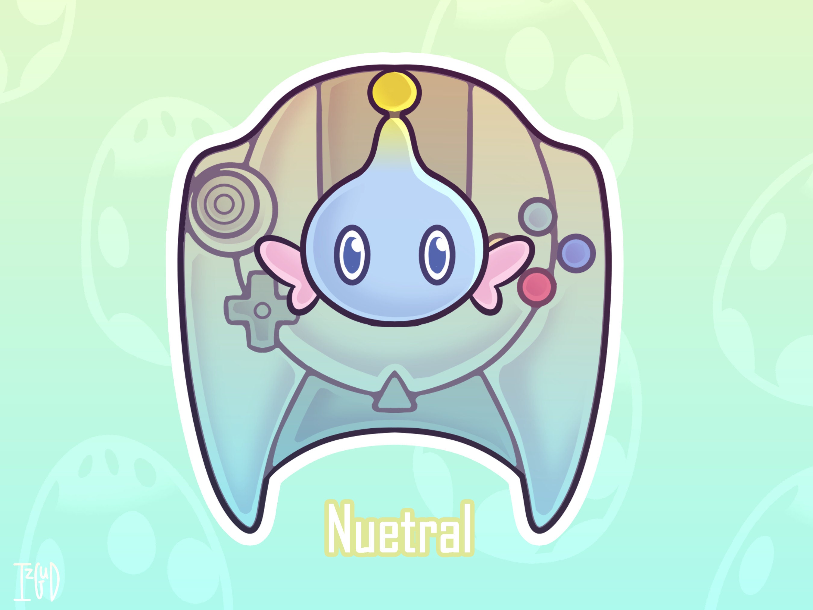 Chao Dreamcast Controller Stickers - Etsy