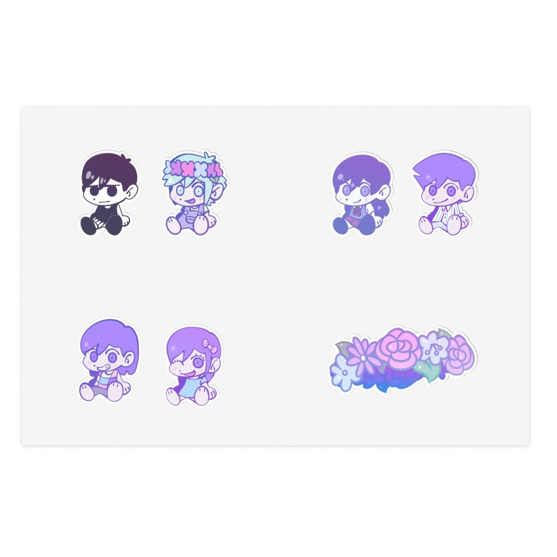Chibi Headspace OMORI Sticker Sheet - Etsy