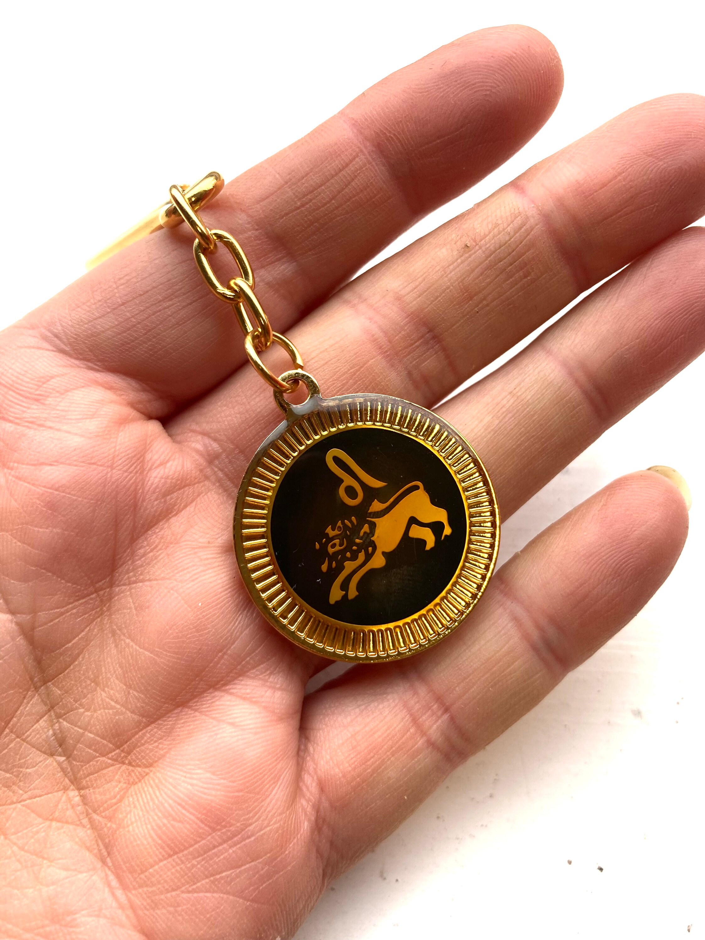 Vintage 1970s Zodiac Star Sign Keyrings Keychains Bag Charms Colour ...