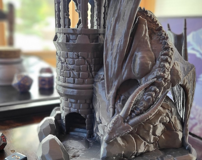 The Watchtower Dice Tower 3d Printed Dice Tower Dnd Dice Tower - Etsy