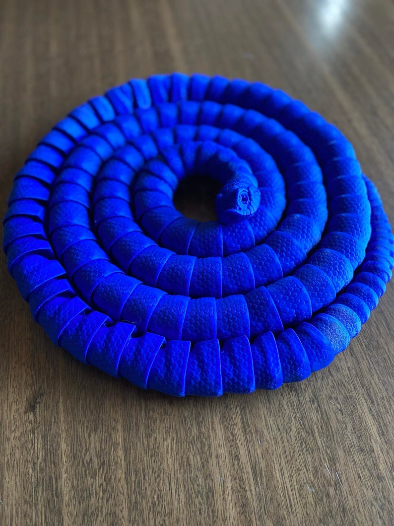 Articulated Hognose Snake Fidget Toy: 3D Printed PLA Plastic - Etsy