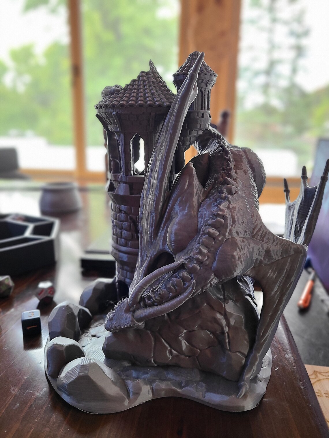 The Watchtower Dice Tower 3d Printed Dice Tower Dnd Dice Tower - Etsy