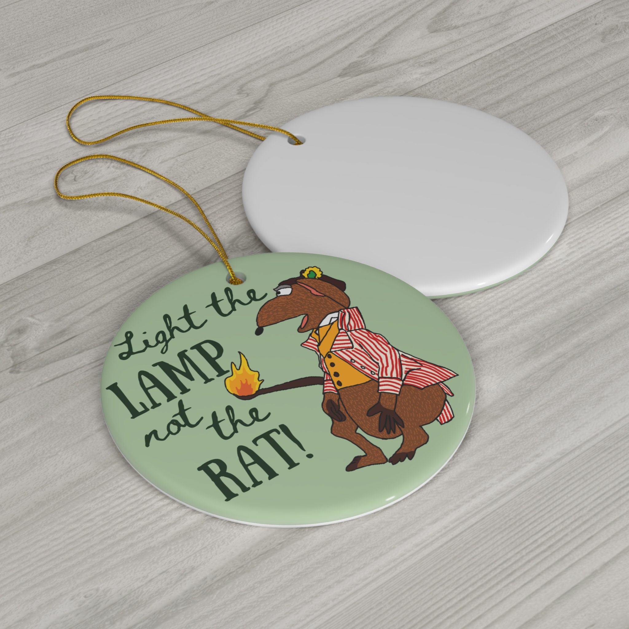 Muppet Christmas Carol: Light the Lamp Ceramic Ornament - Etsy