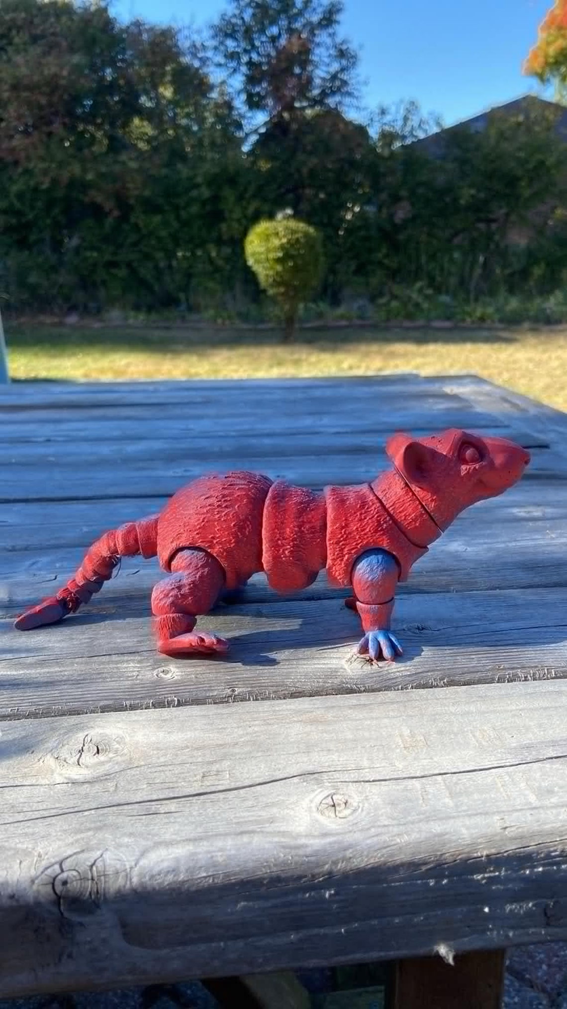Rat Fidget Toy - Fun Articulated 3D Printed Animal Figurine - Etsy