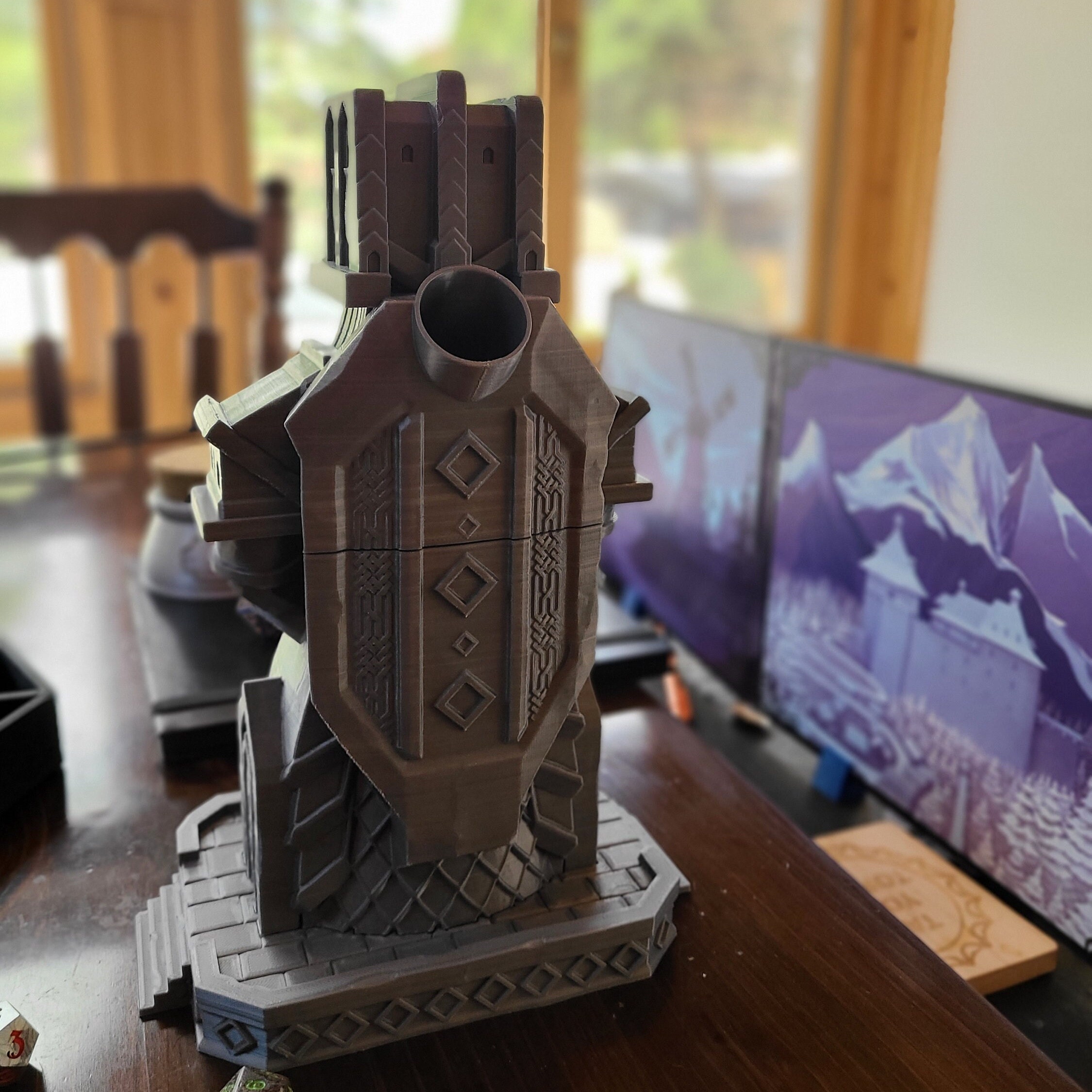 Baldur's Shrine Dice Tower 3d Printed Dice Tower Dnd Dice Tower - Etsy