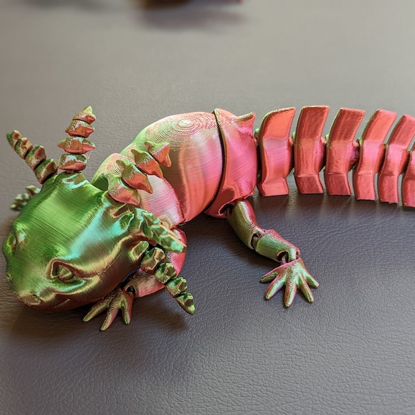 Articulated 3d Printed Axolotl - Etsy