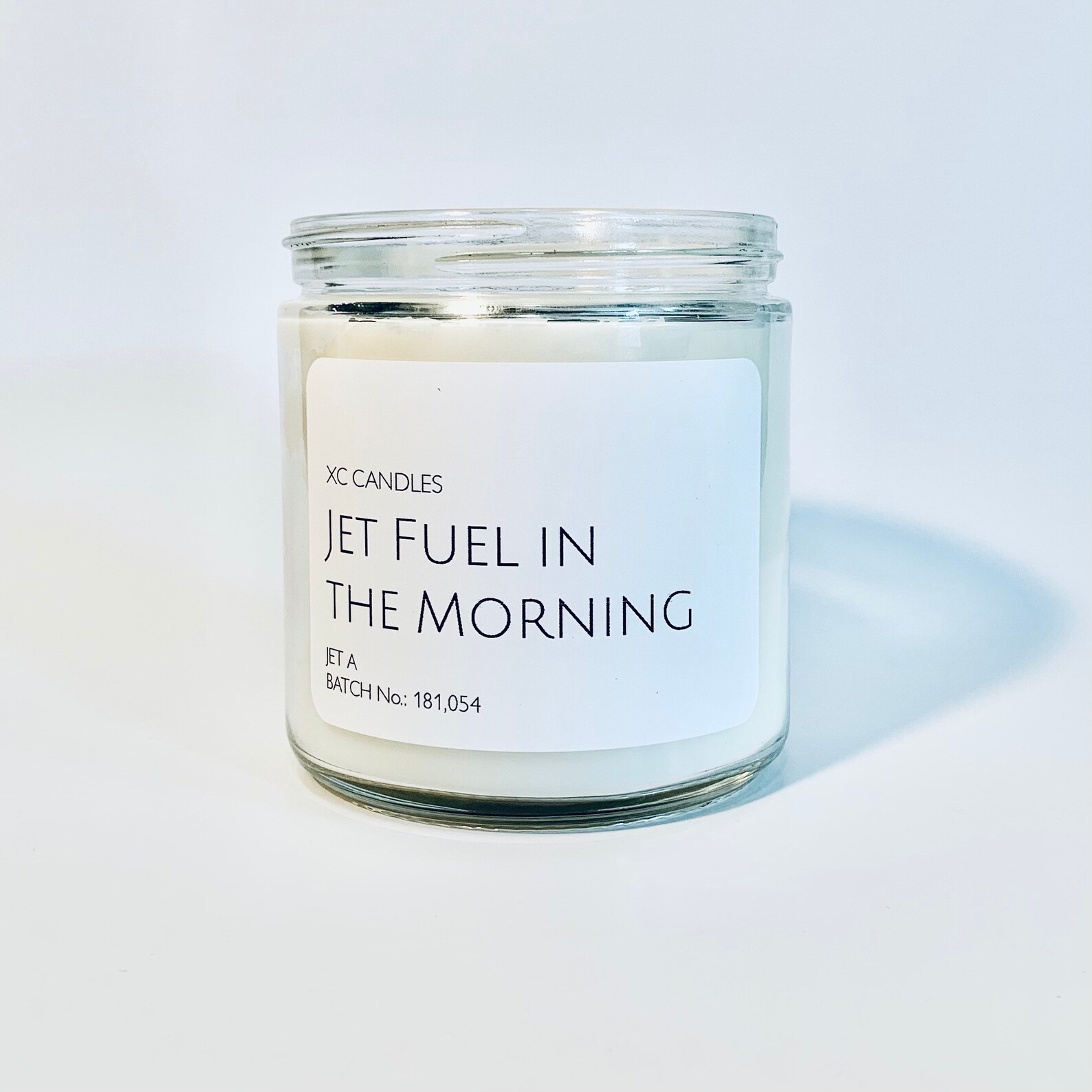 JET FUEL in the MORNING Airplane Candle Jet Fuel Candle | Etsy