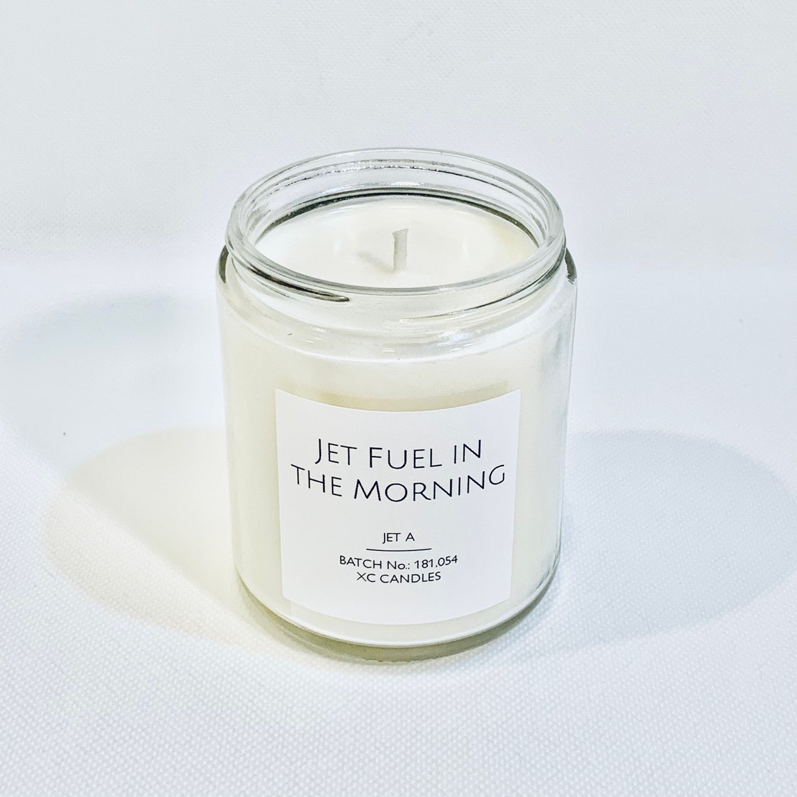 JET FUEL in the MORNING Airplane Candle Jet Fuel Candle - Etsy