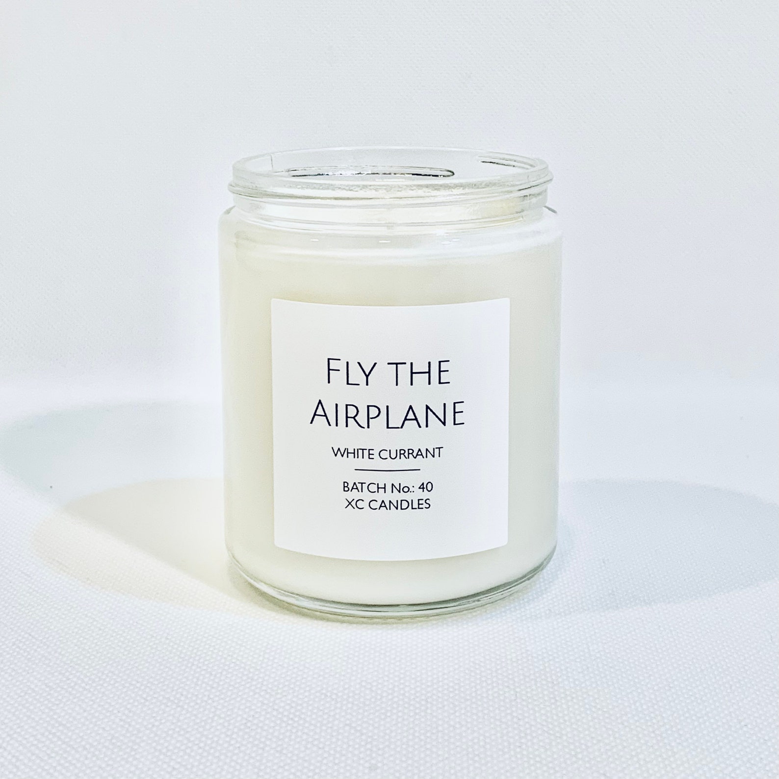 FLY THE AIRPLANE White Currant: Airplane Candle Scented Soy | Etsy