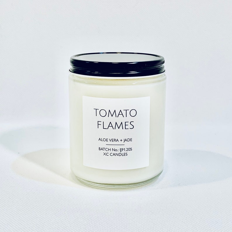 TOMATO FLAMES Aloe Vera Jade: Airplane Candle Scented Soy | Etsy
