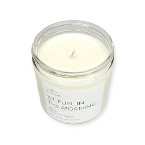 JET FUEL in the MORNING Airplane Candle, Jet Fuel Candle, Pilot Gift - Etsy