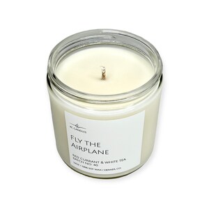 FLY THE AIRPLANE White Currant: Airplane Candle Scented Soy - Etsy