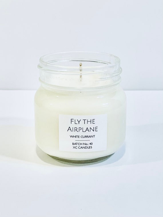 FLY THE AIRPLANE White Currant: Airplane Candle Scented Soy | Etsy