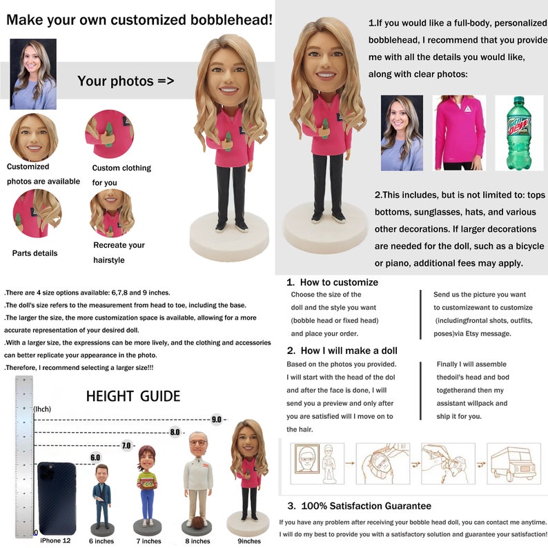 Personalized Custom Bobbleheads, Custom Company Employee Bobblehead ...