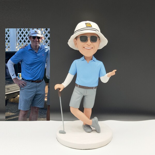Golf Bobblehead - Etsy