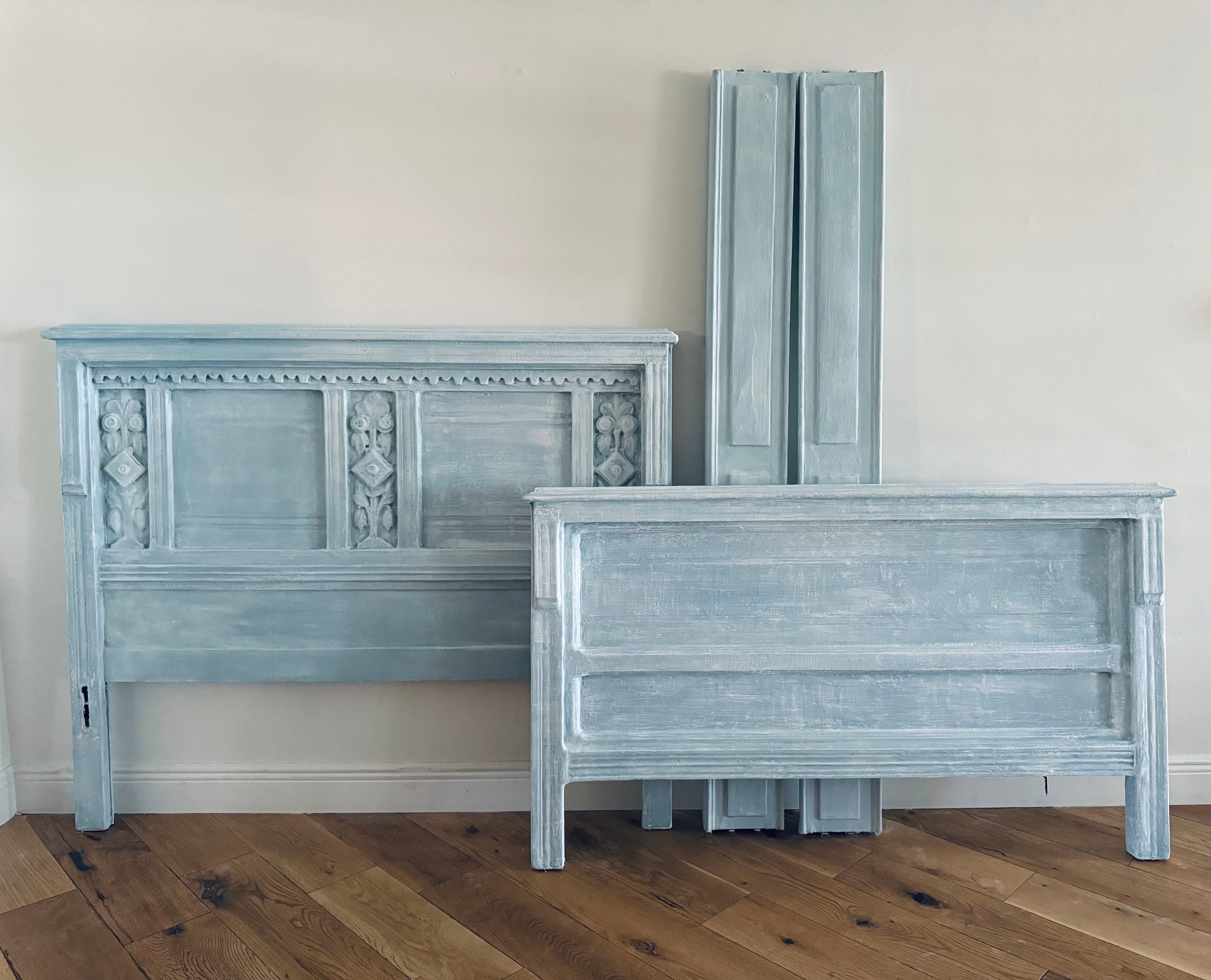Plaster Linen Wrapped Victorian Bedframe FULL - Etsy