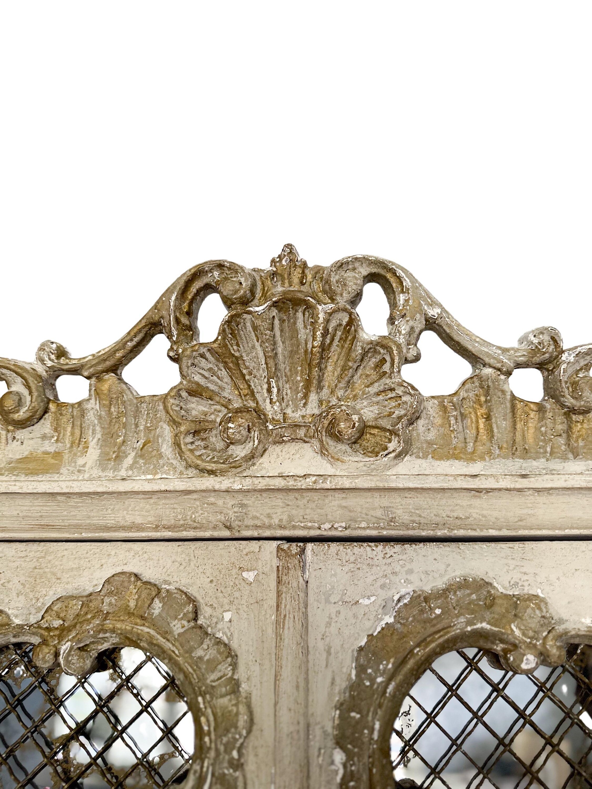 Mid-century Painted French Rococo Armoire - Etsy