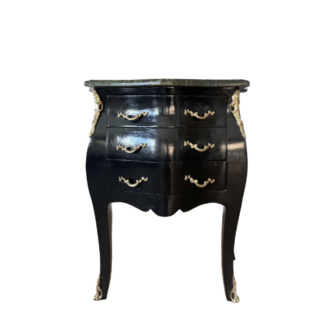 Vintage French Bombay Nightstand - Etsy