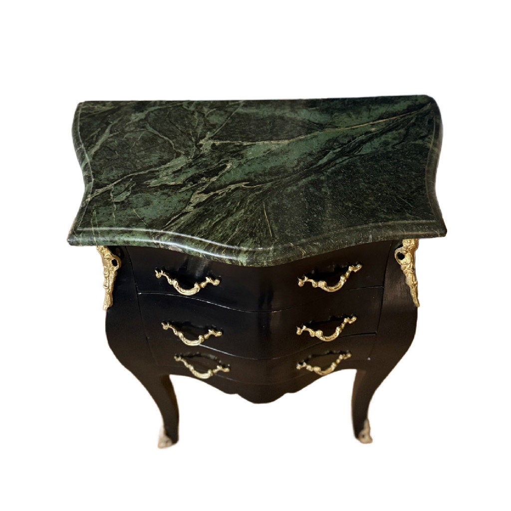 Vintage French Bombay Nightstand - Etsy