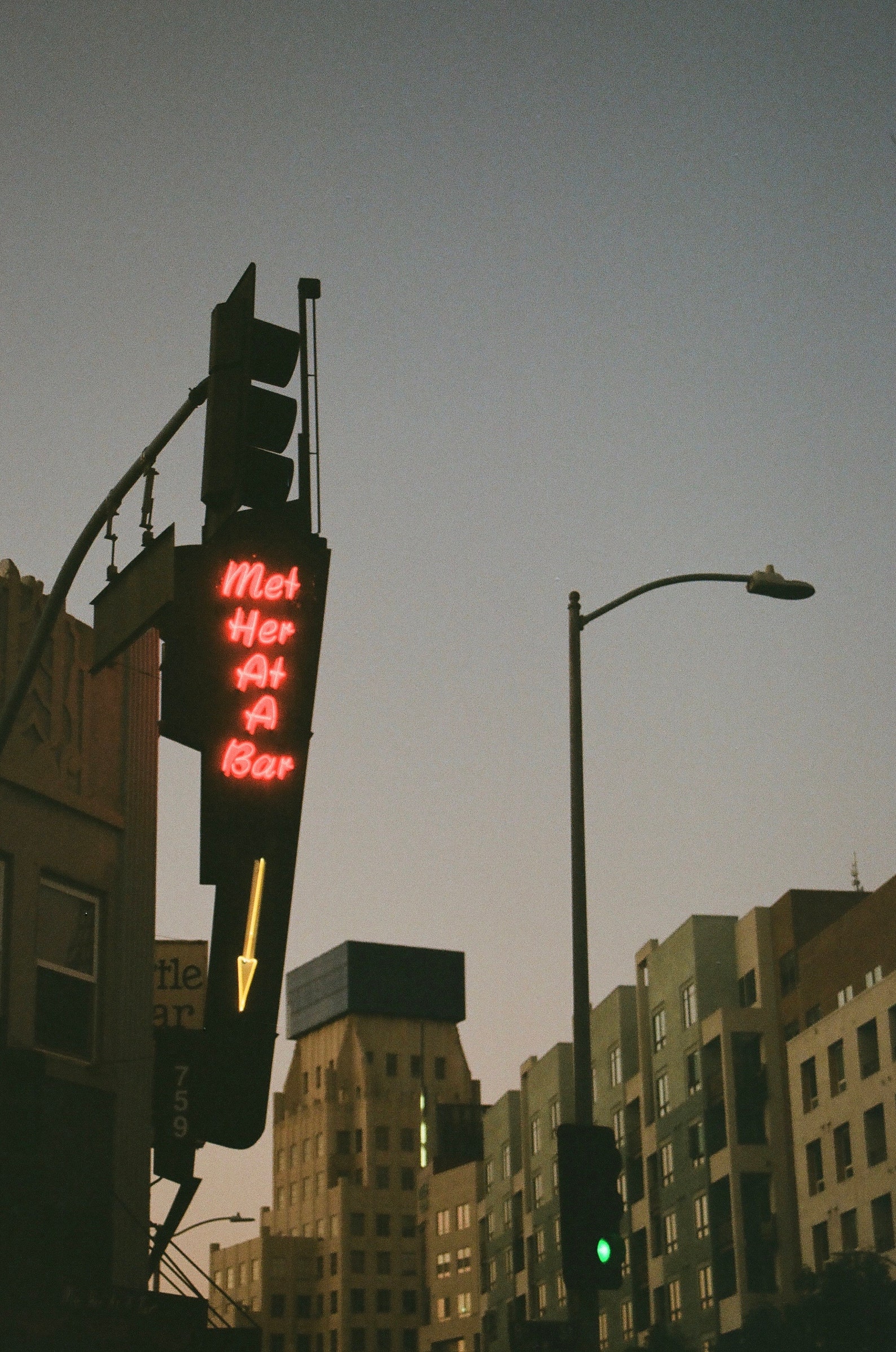 Met Her at A Bar Print Poster - Etsy