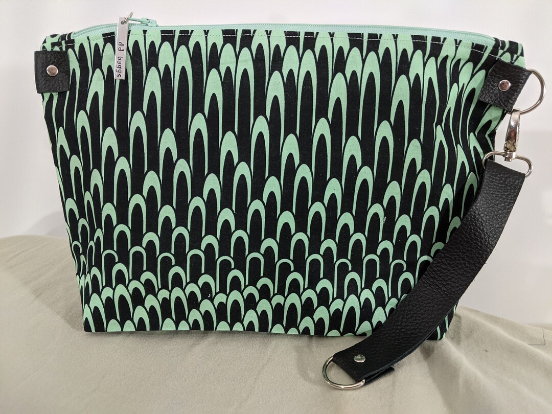 Zipper Clutch W/leather Lanyard - Etsy