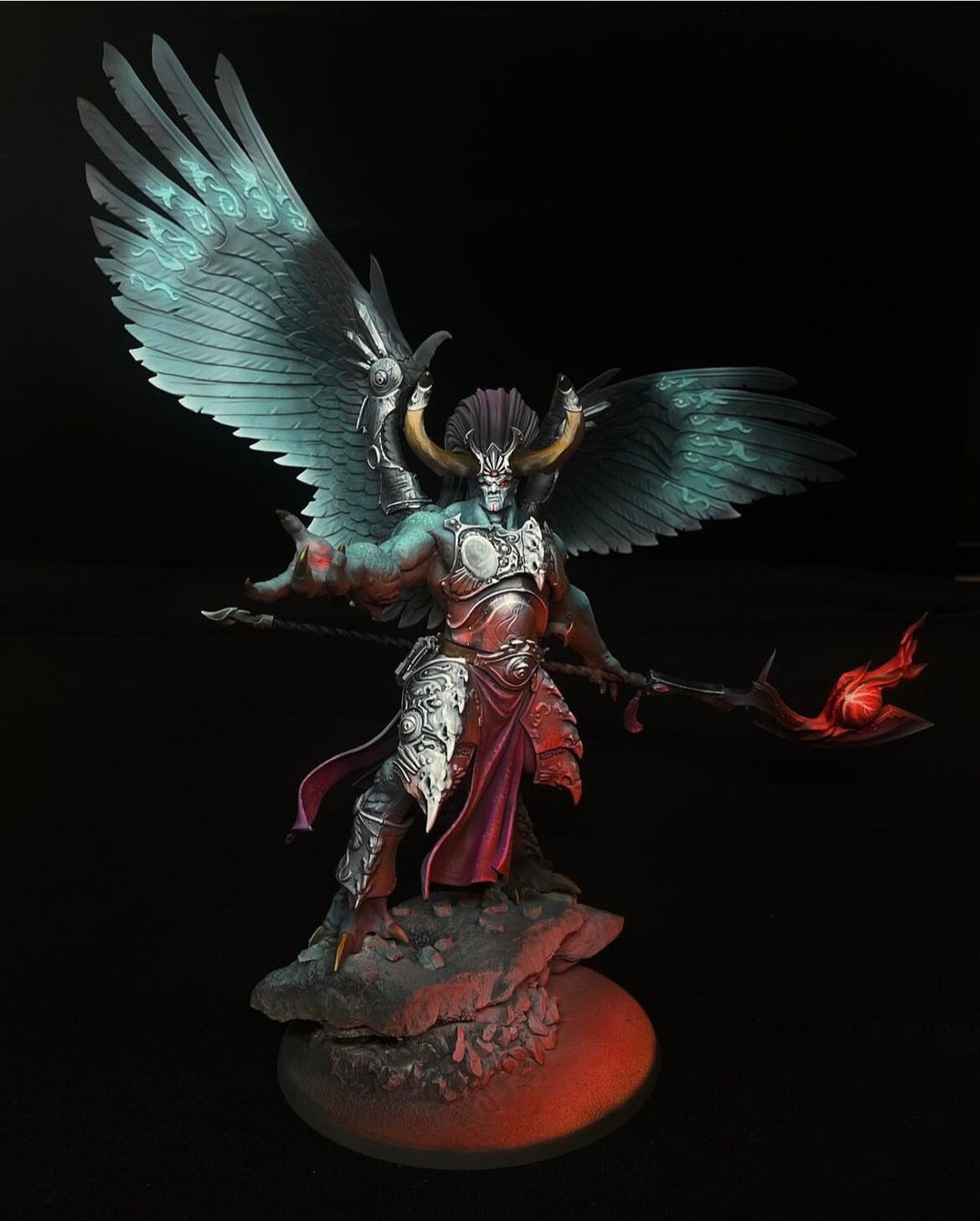 PRO PAINTED to ORDER Magnus the Red Warhammer 40k Miniature - Etsy