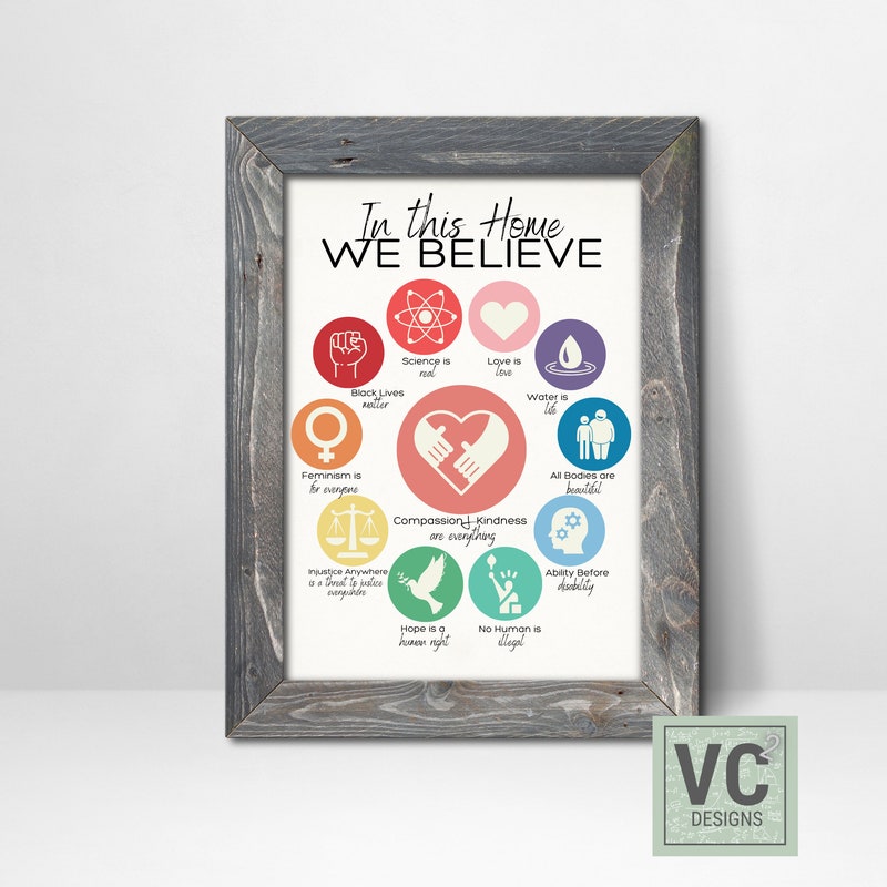 In This House We Believe - Etsy