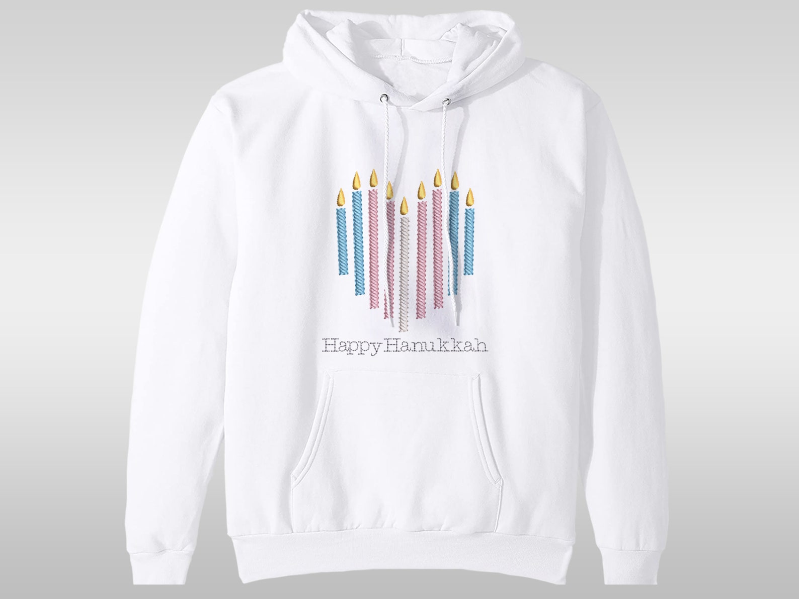 Trans LGBTQ Pride Hanukkah Heart Menorah Machine Embroidery | Etsy