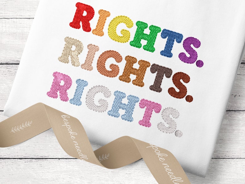 Inclusive Rights Progress Pride Machine Embroidery Pattern - Etsy