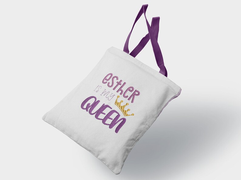 Esther is My Queen Machine Embroidery Design Perfect Pattern | Etsy