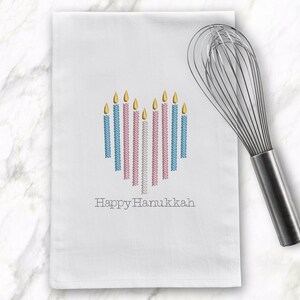 Trans LGBTQ+ Pride Hanukkah Heart Menorah | Machine Embroidery Design ...