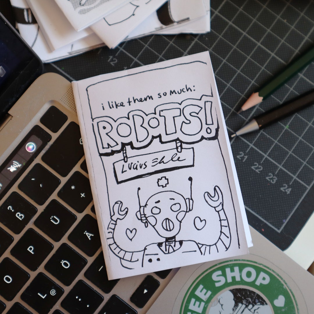 Robots Funny Poetry Zines - Etsy