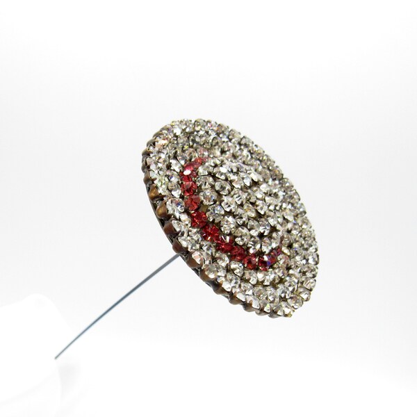 Huge Rhinestone Pin - Etsy