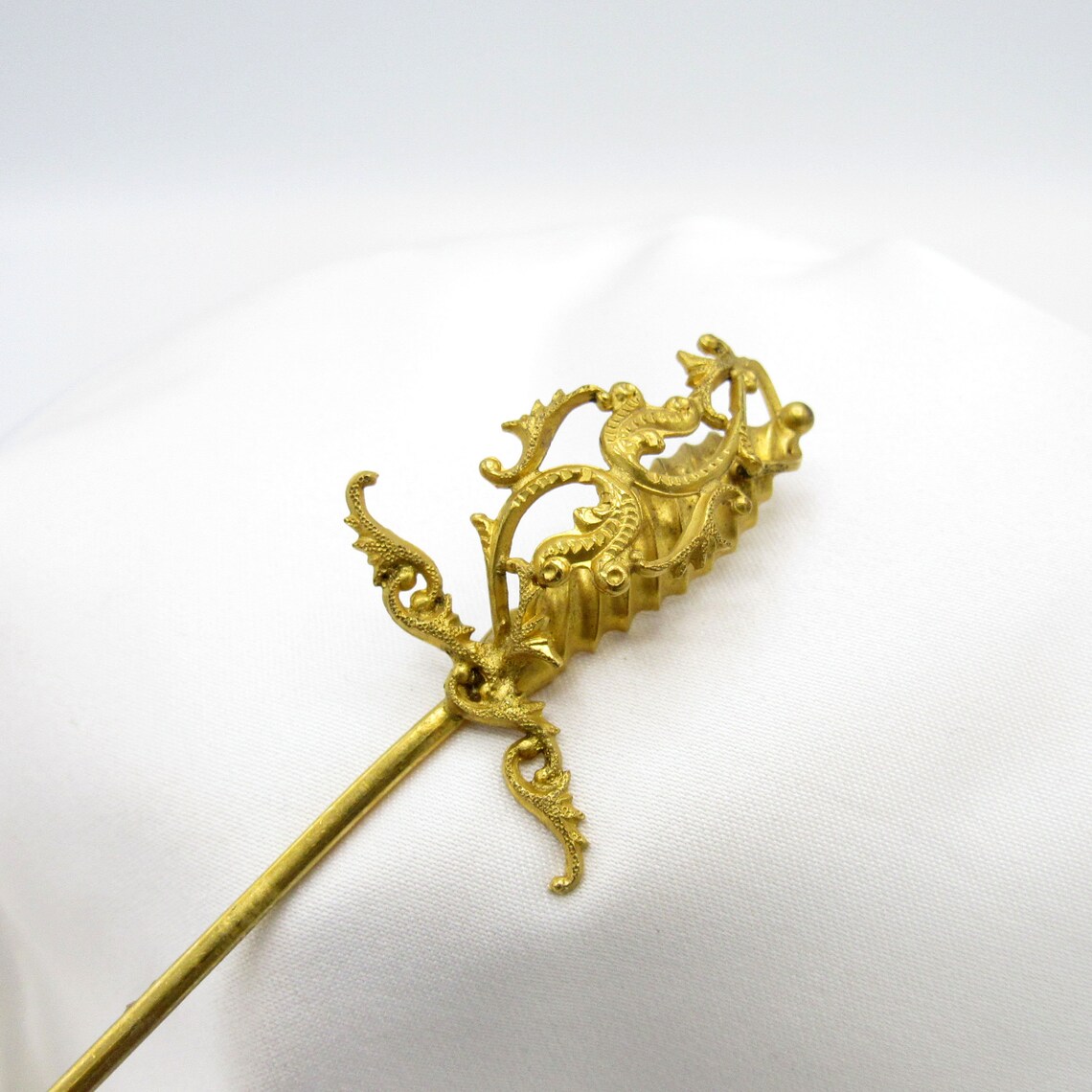 Antique Hatpin Brass Sword Handle Hat Pin - Etsy