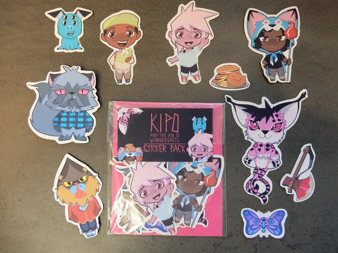 Kipo and the Age of the Wonderbeasts Sticker Pack - Etsy