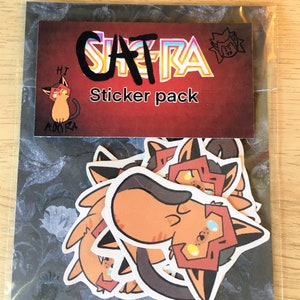 Cat-ra Sticker Pack - Etsy