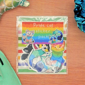 Pride Cat Sticker Pack - Etsy