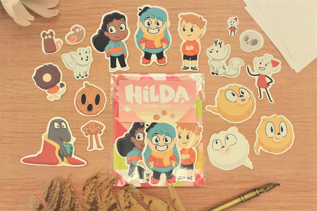 Hilda Paper Sticker Pack - Etsy