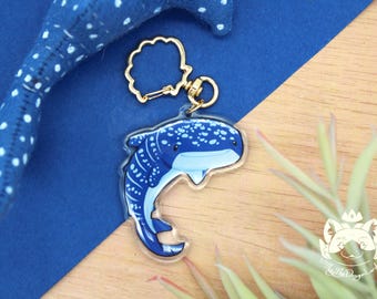 Whale Shark Keychain, Turquoise Whale Shark, Teal, Blue Green, Kawaii ...