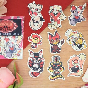 Hazbin Hotel Cats Sticker Pack - Etsy