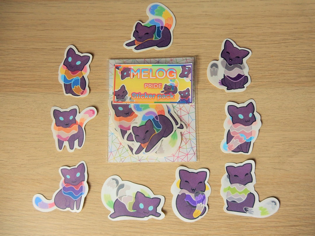 Melog Pride Sticker Pack - Etsy
