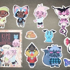 Kipo and the Age of the Wonderbeasts Sticker Pack - Etsy