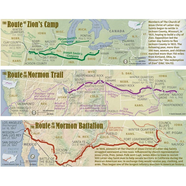 Book of Mormon Map - Etsy