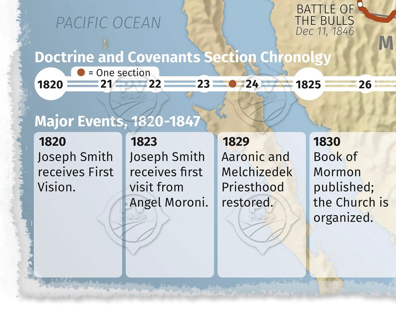 Church History Routes Map Premium-quality Poster | Study Aid | 18x12 ...