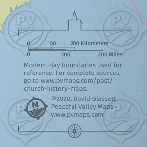 Church History Routes Map | Study Aid | 11x17, 12x18, 20x30, 24x36, A0 ...