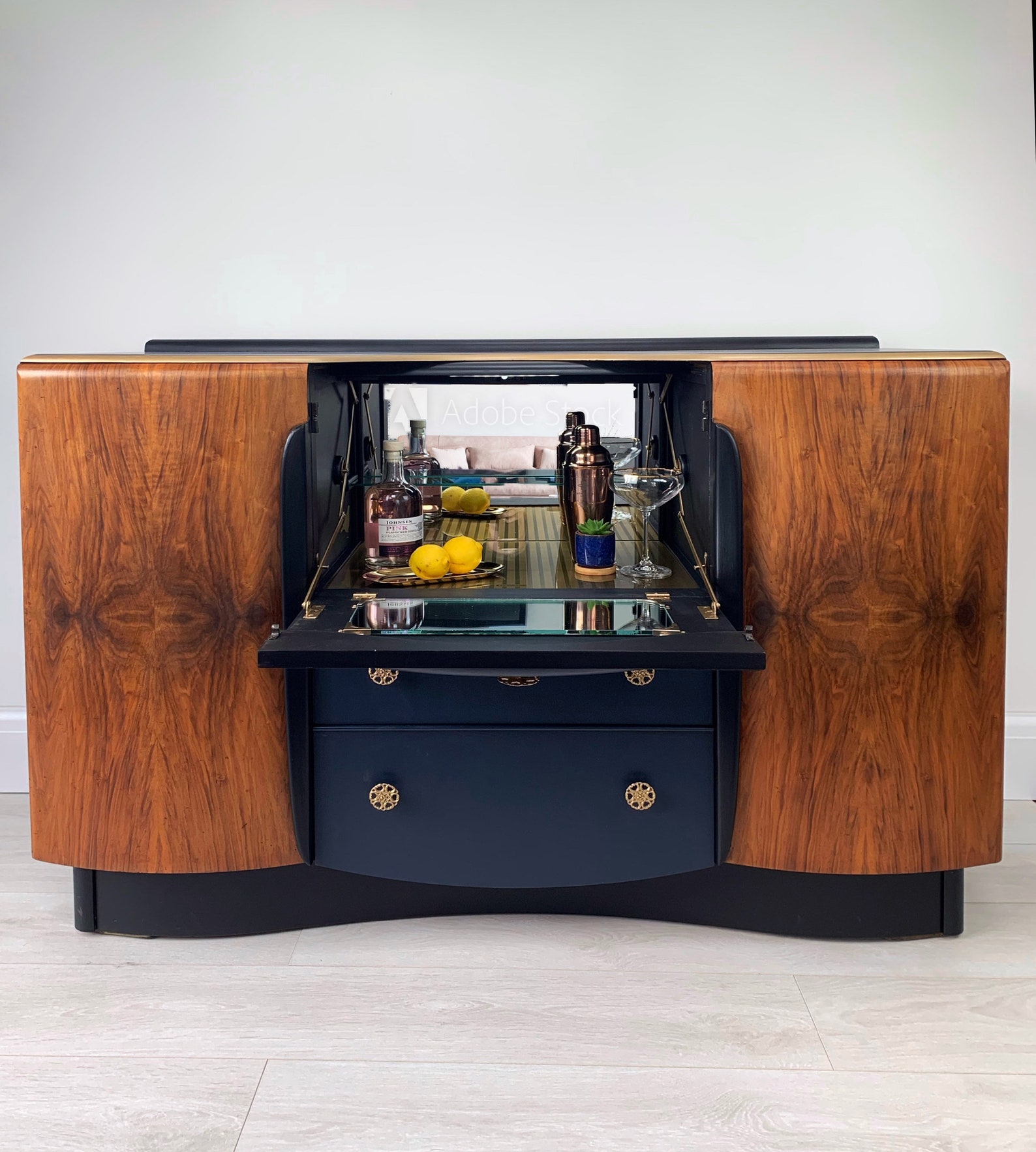 Vintage Beautility Cocktail Cabinet Retro Cocktail Cabinet | Etsy