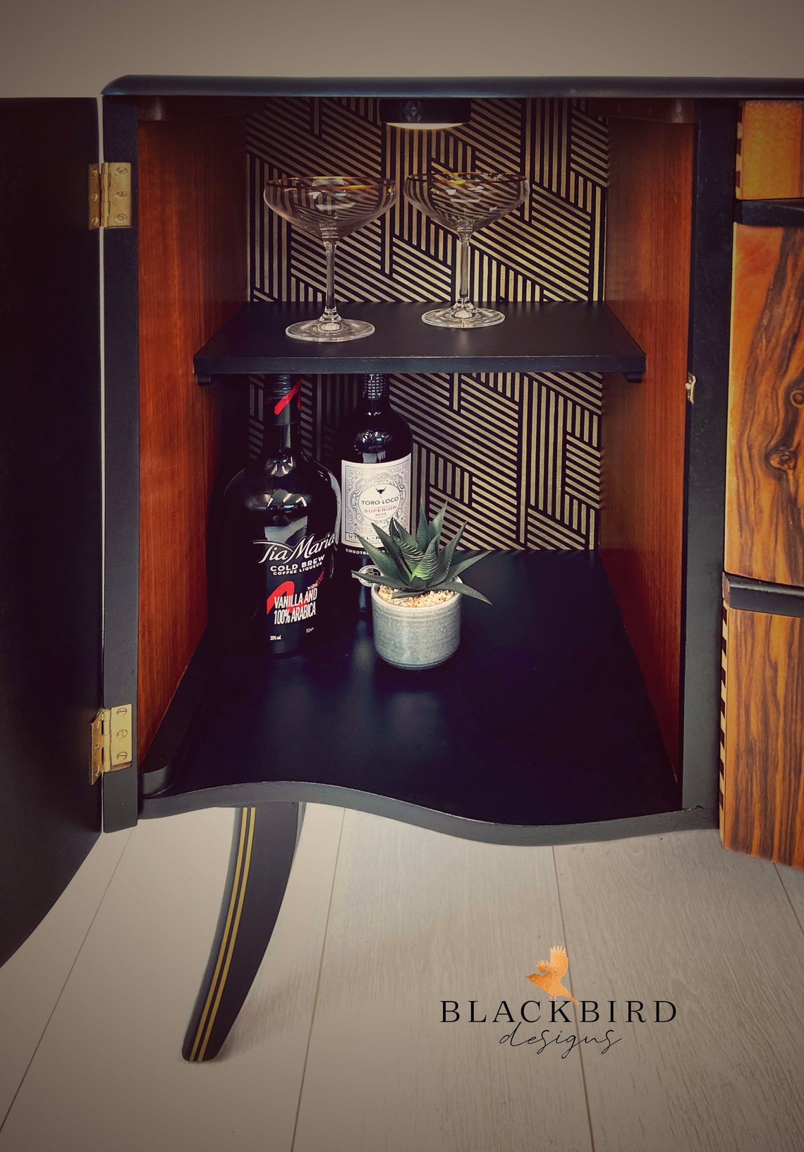 Cocktail Cabinet, Gin Bar, Drinks Station, Vintage Sideboard, Art Deco ...