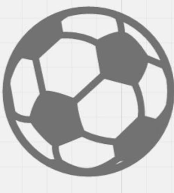 Soccer Ball Vinyl or Iron on Cut Out | Etsy